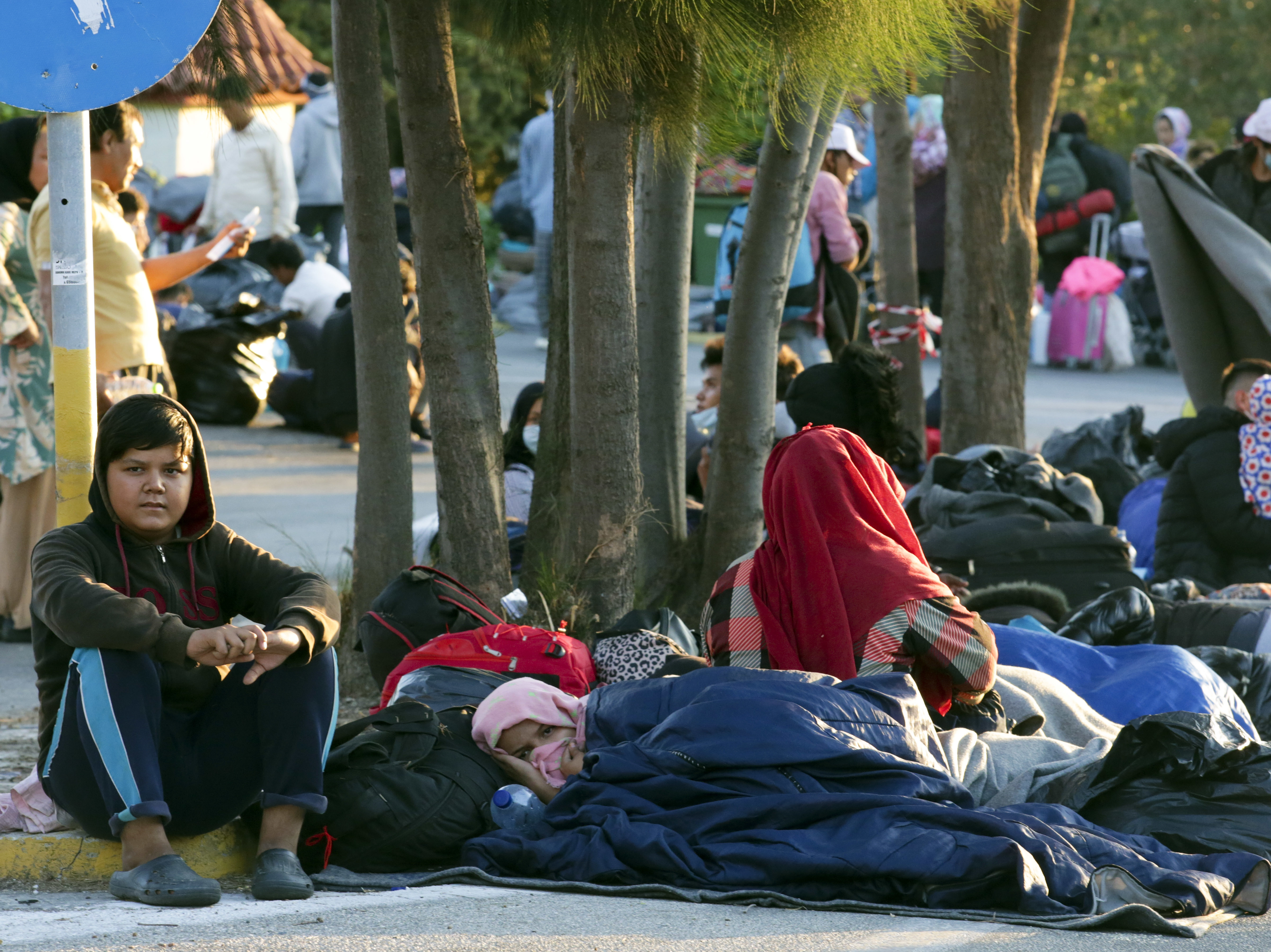 Fires Leave Thousands Of Asylum-Seekers On Greek Island Homeless | NPR ...