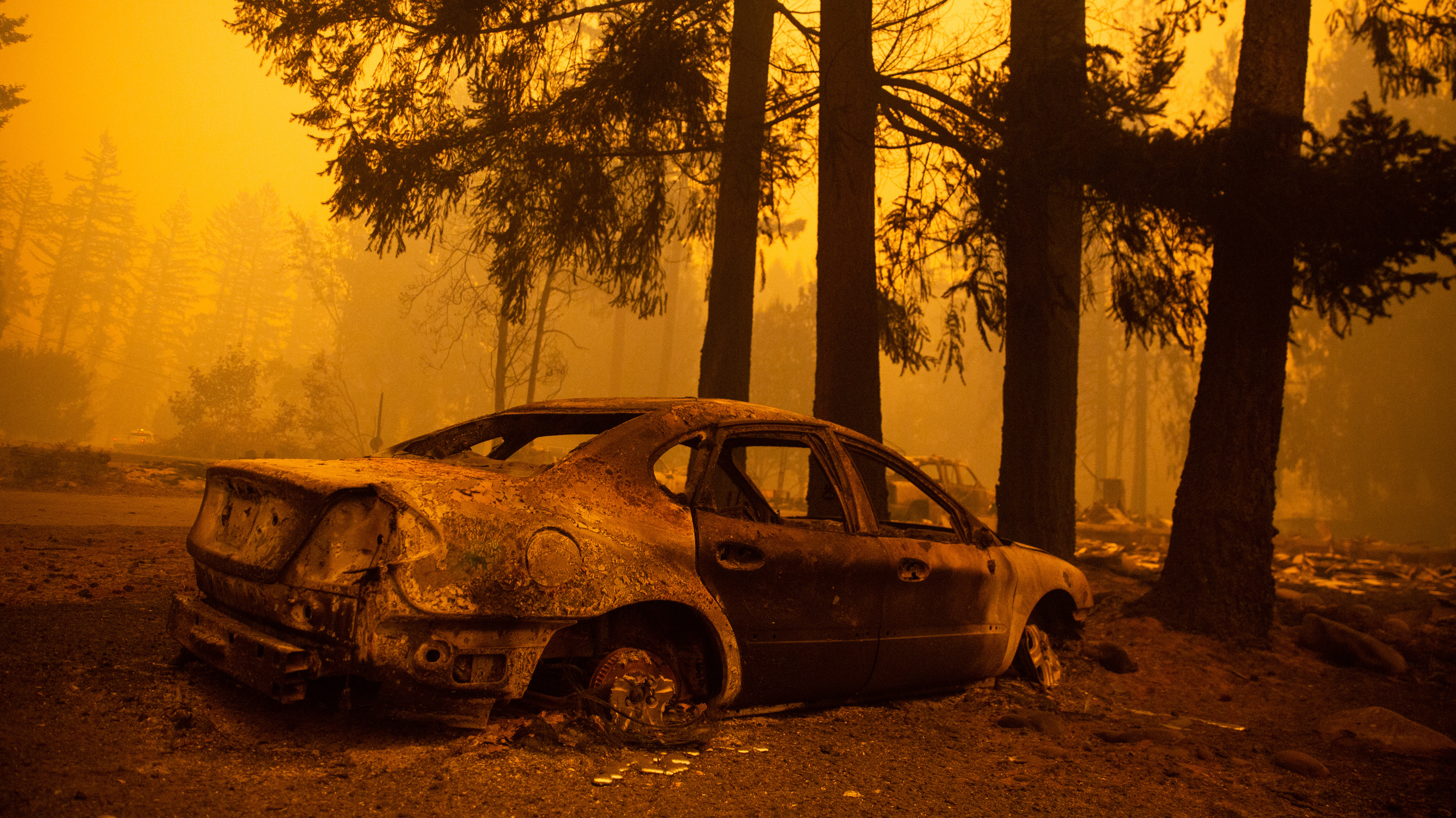Fires Rage In Oregon : The Picture Show : NPR
