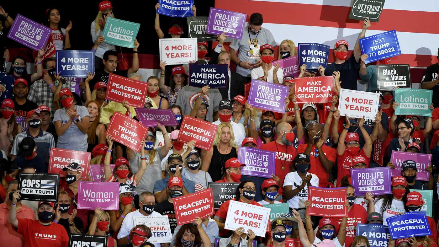 Swing State Map Tightens, But Biden Still Leads Trump : NPR