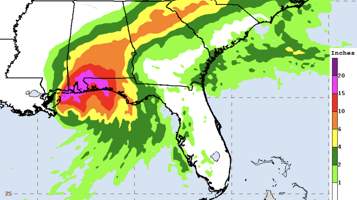 Hurricane Sally Is Bringing 'History-Making' Rains To Gulf Coast ...