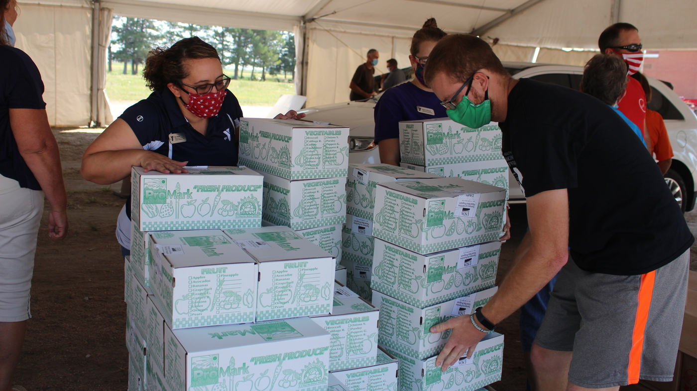 In Rural Nebraska, Combating Hunger From The Pandemic Is A Community ...