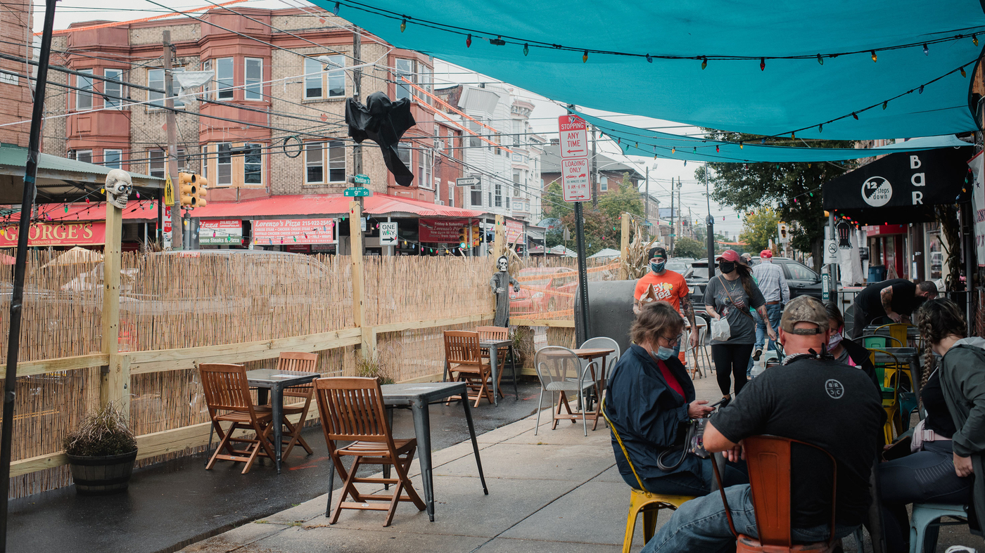 There's A New Dining Hot Spot In Cities: Your Parking Space : NPR