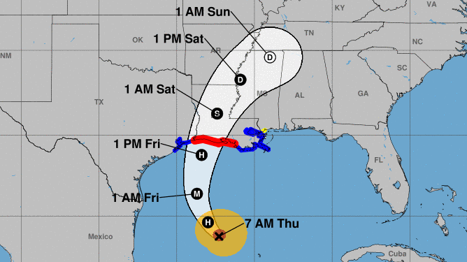 Hurricane Delta Heads For Louisiana Coast As A Category 3 Storm : NPR