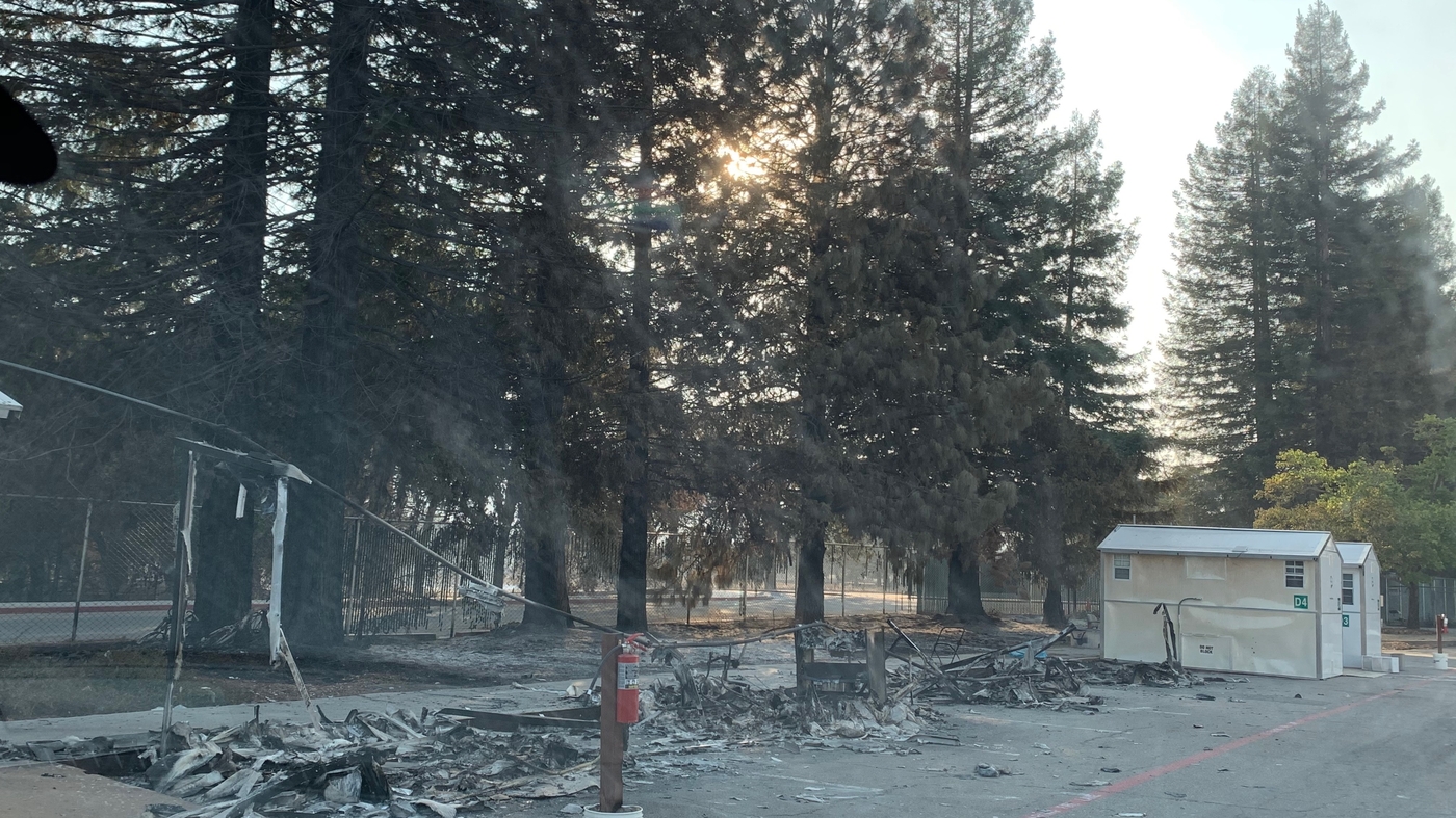 Homeless Fire Evacuees Face Further Displacement : NPR