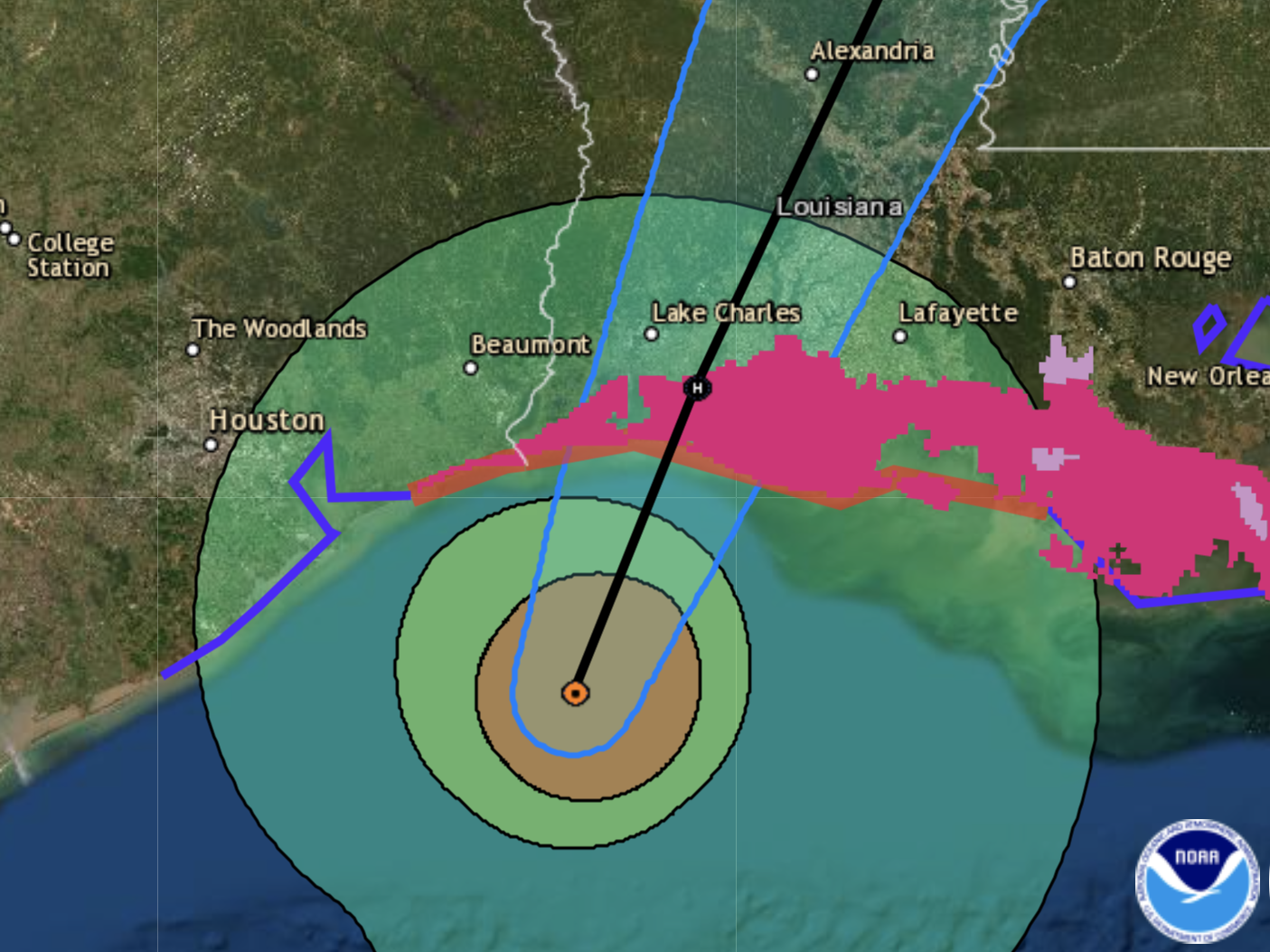 Hurricane Delta Weakens After Making Landfall On Southwest Louisiana ...