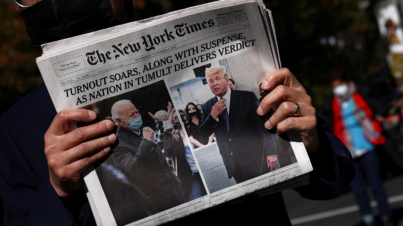 Front Pages Of America's Newspapers Show A History Still Being Written ...