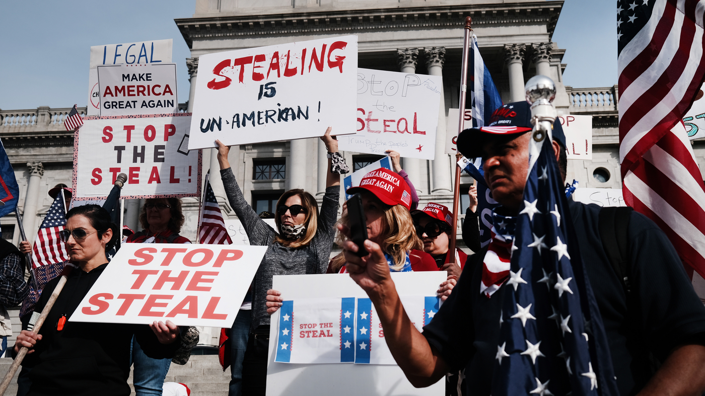 Facebook Removes Pro-Trump Group Urging 'Boots On The Ground' : NPR