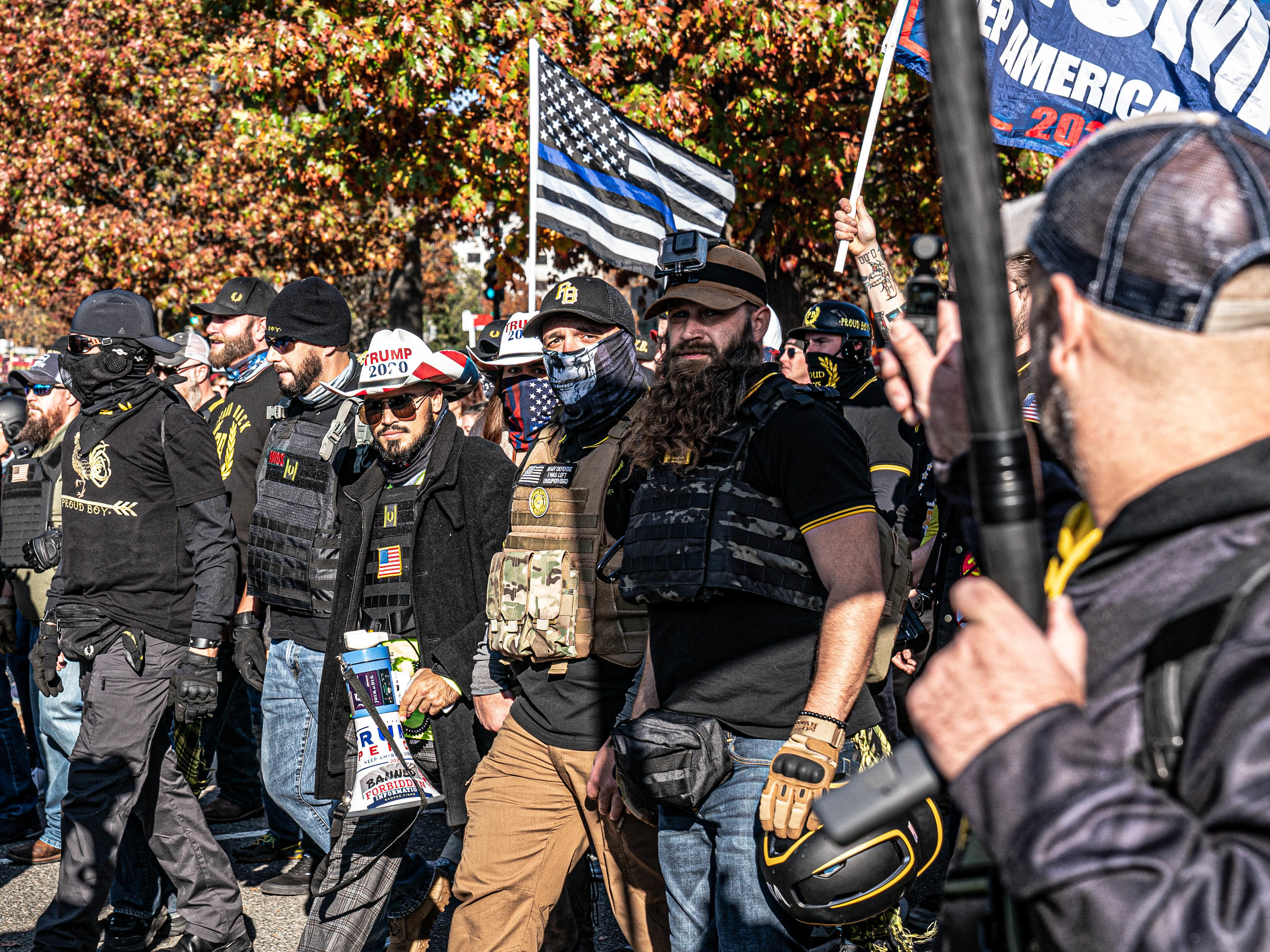 Trump Supporters, Counterprotesters Clash At D.C. Rally Contesting ...