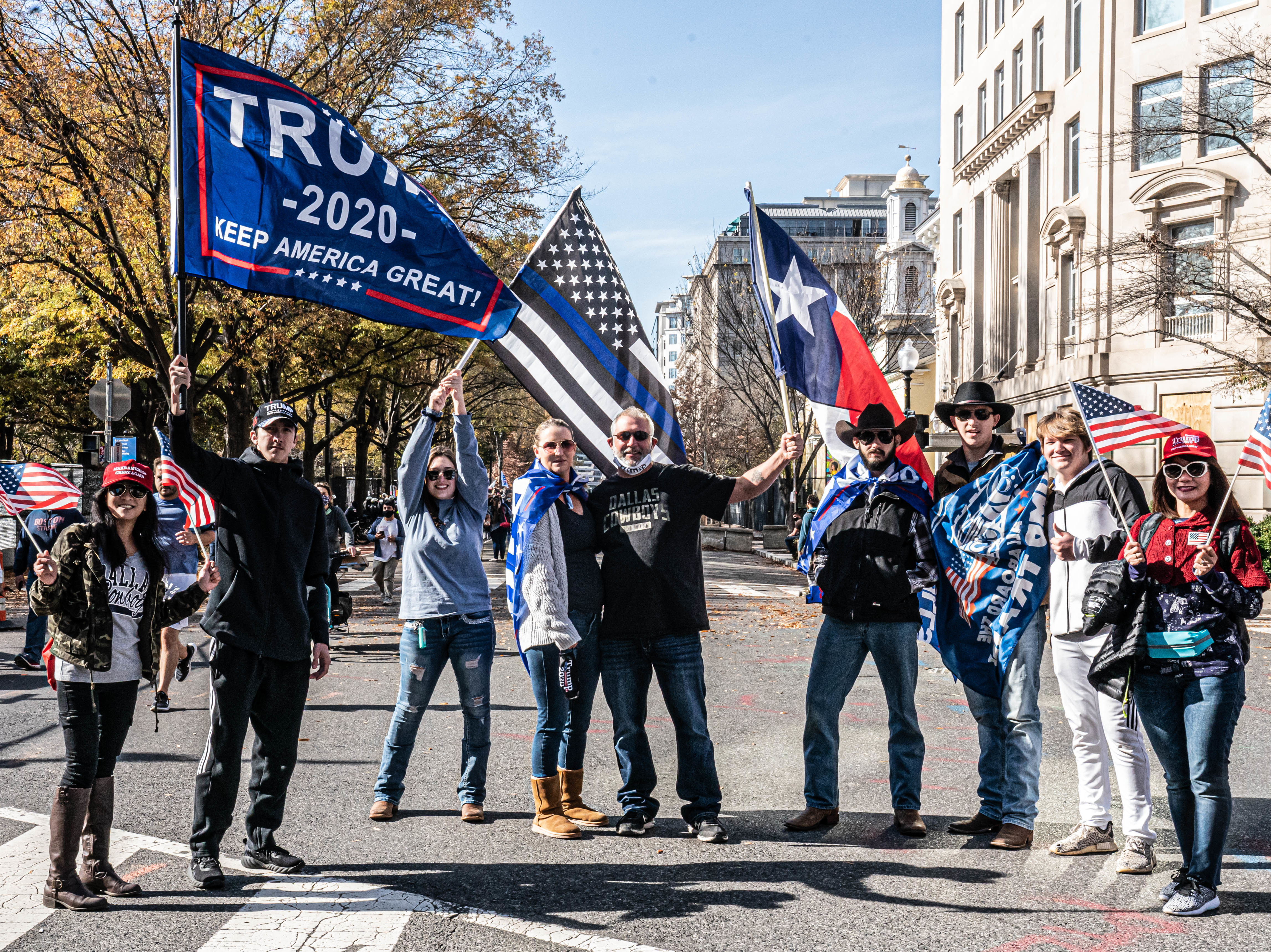 Trump Supporters, Counterprotesters Clash At D.C. Rally Contesting ...