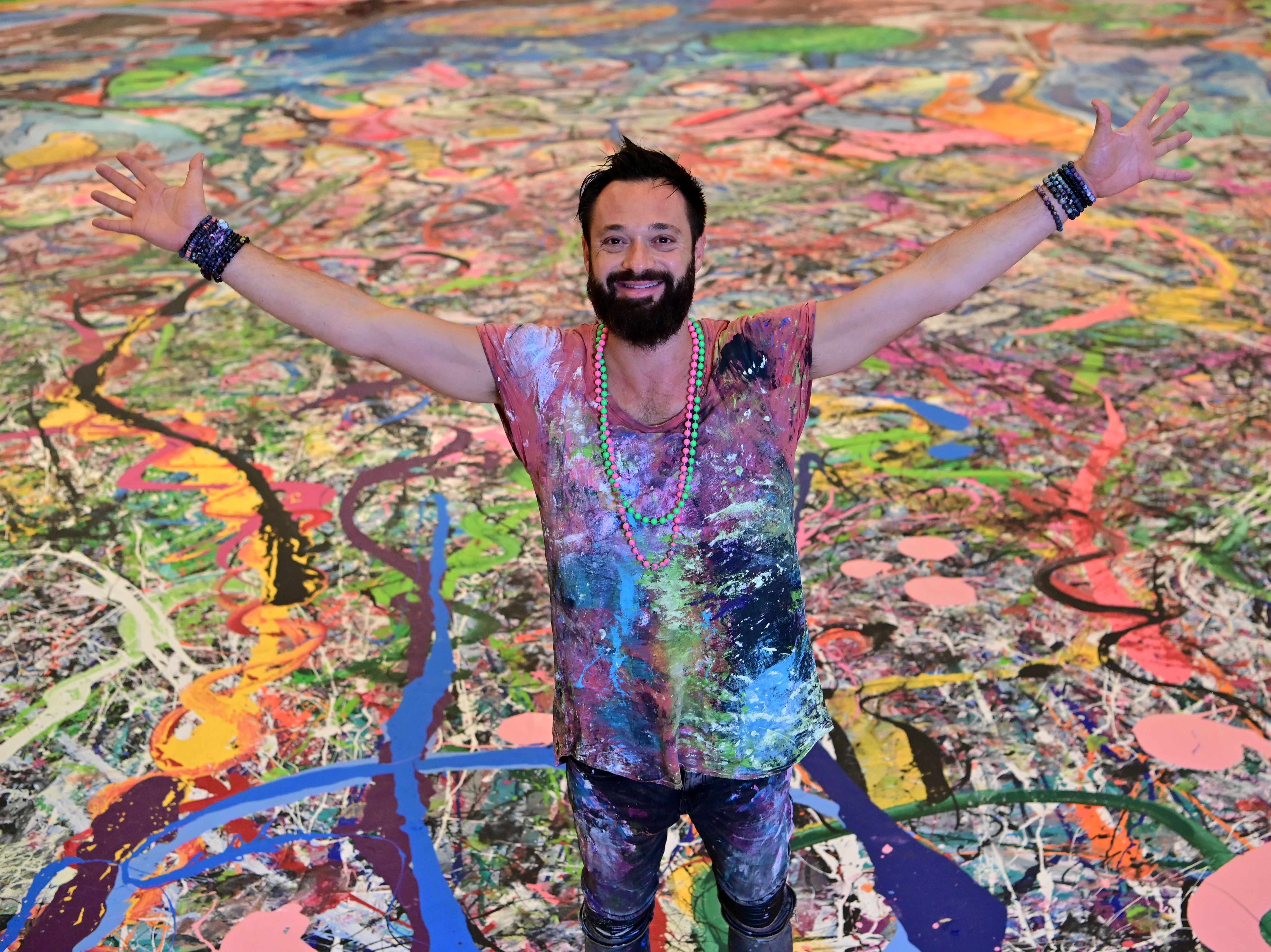 After 7 Months And 1,400 Gallons Of Paint, 1 Seriously Large Painting ...