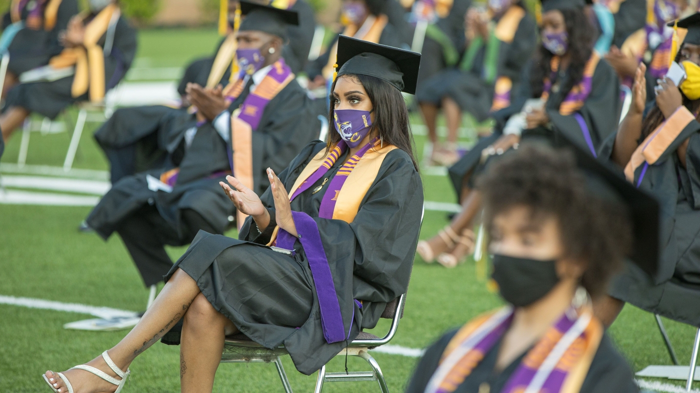 Fall Graduations Were Cancelled, While College Football Continued : NPR