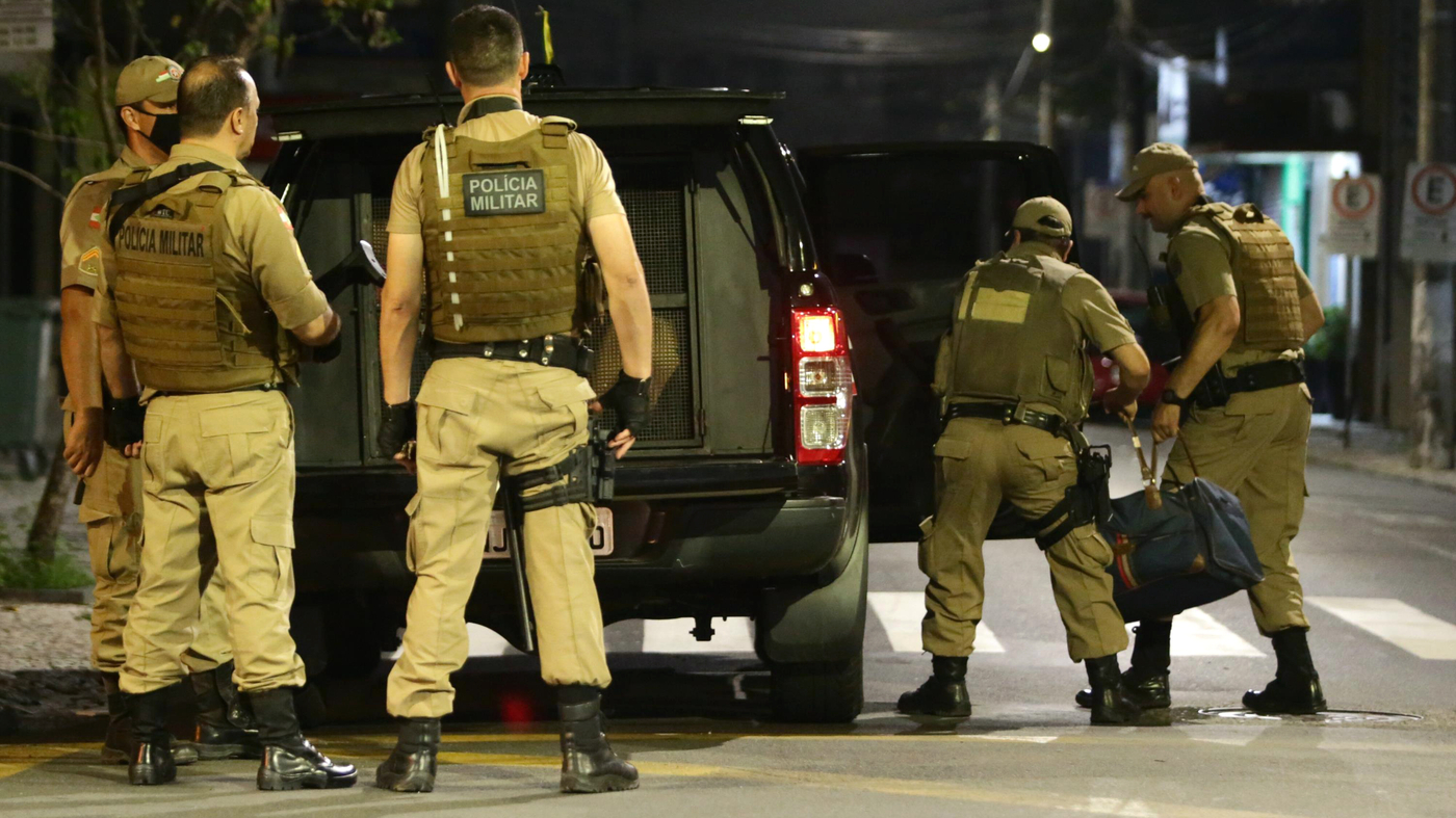 Masked Brazilian Bank Robbers Lay Siege To Another City, Kill 1 : NPR