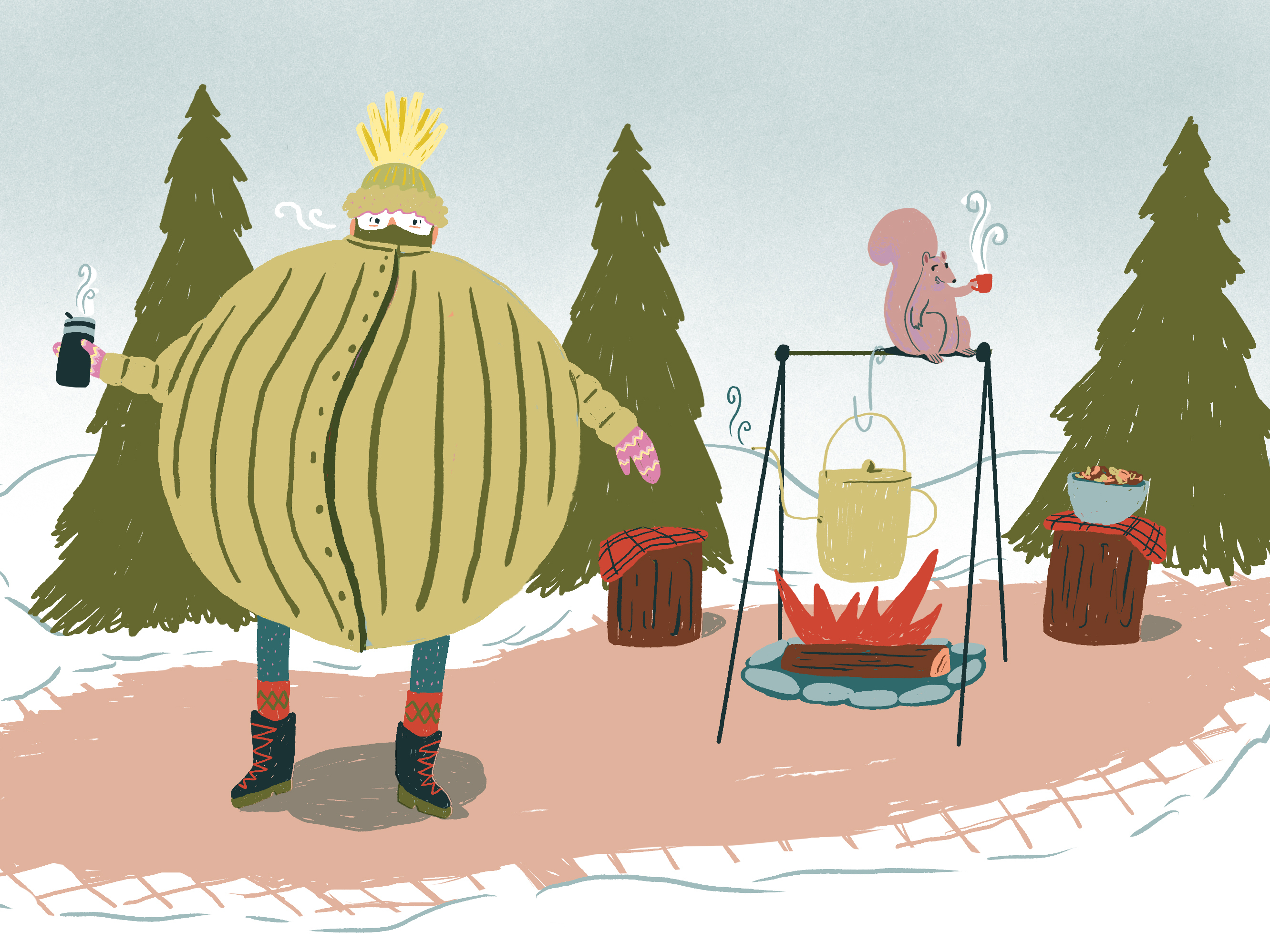 Here's how you can stay warm outside this winter — and keep the outdoor ...