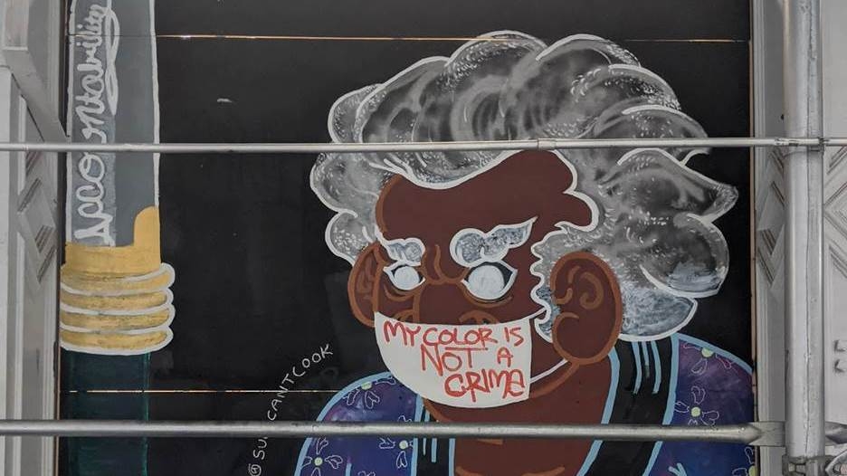 Paint And Plywood Memorialize George Floyd In The Art Of An Uprising : NPR