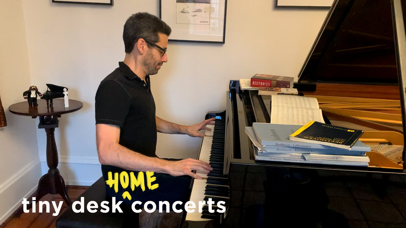 Jonathan Biss: Tiny Desk (Home) Concert : NPR