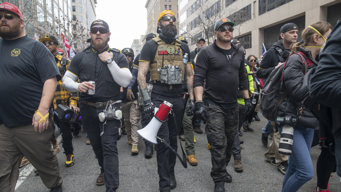 PHOTOS: Trump Supporters, Counterprotesters Clash In Washington : NPR