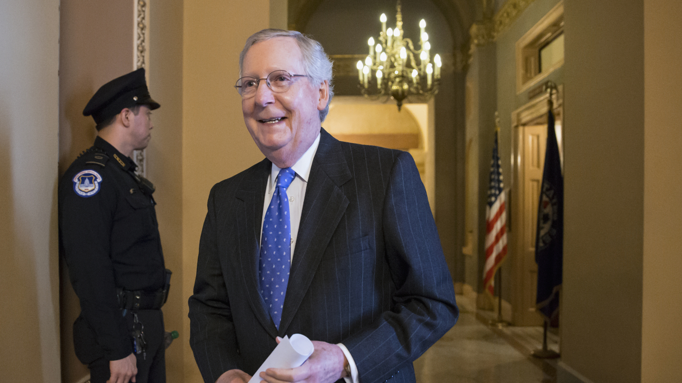 A Conversation With Mitch McConnell : Embedded : NPR