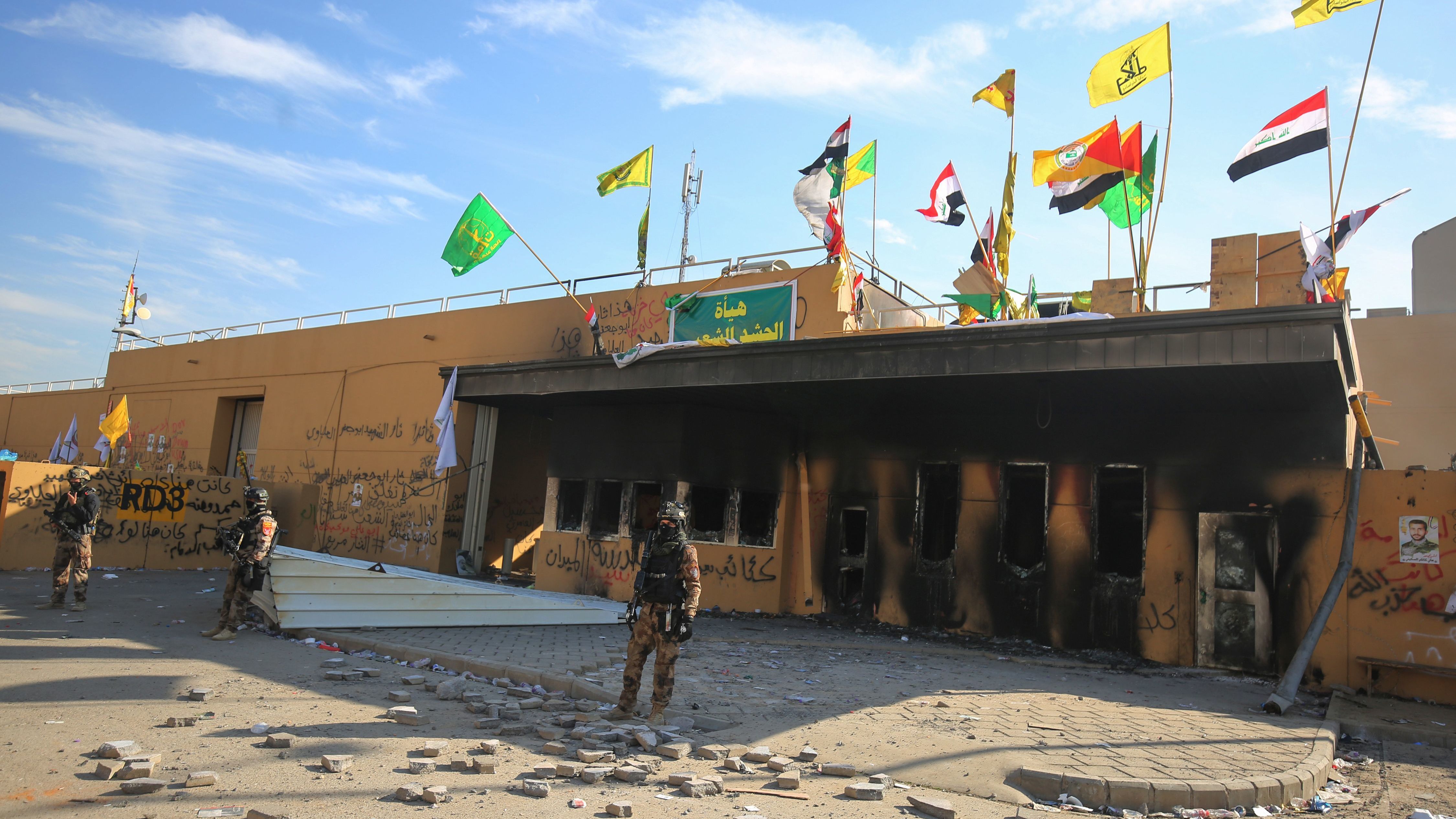 U.S. Embassy In Baghdad Hit In Rocket Attack | NPR | KCRW