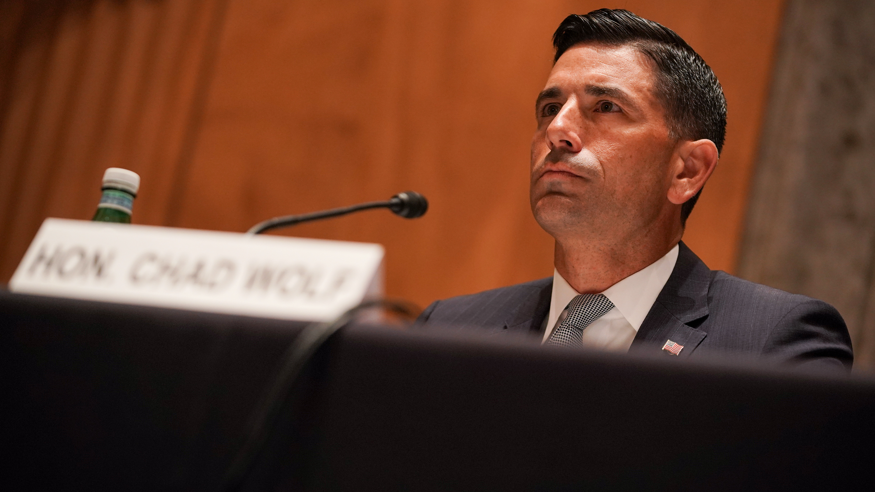 Acting DHS Chief Chad Wolf Resigns Ahead Of Inauguration : NPR