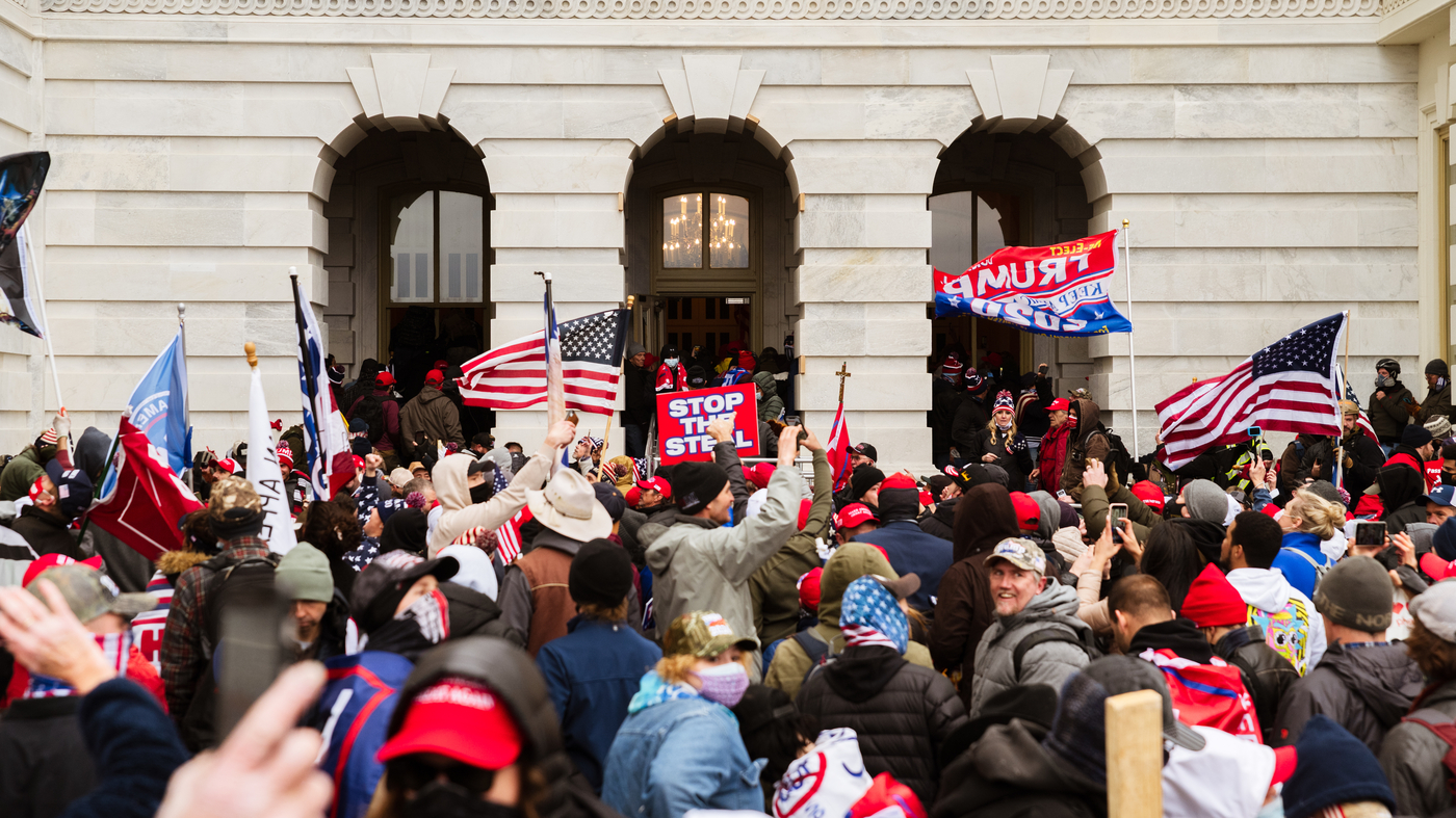 Trump Leaves Under The Cloud Of The U.S. Capitol Attack : Inauguration ...