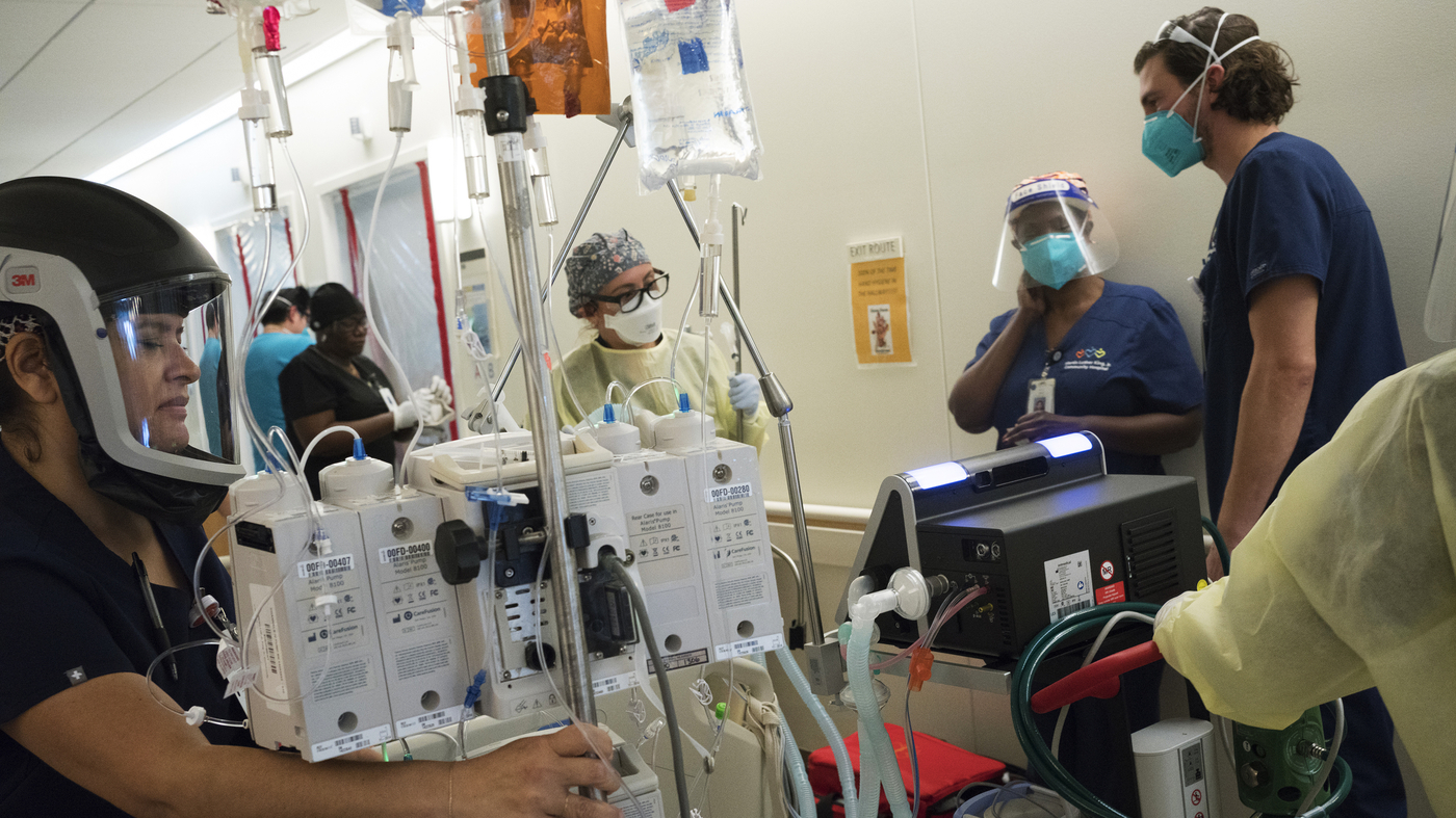 Inside An LA County ICU Overwhelmed By COVID-19 : Consider This from ...
