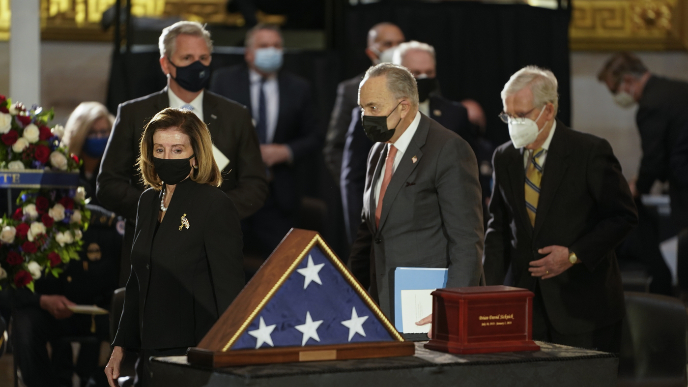 Brian Sicknick Lies In Honor At The Capitol Rotunda : Capitol ...