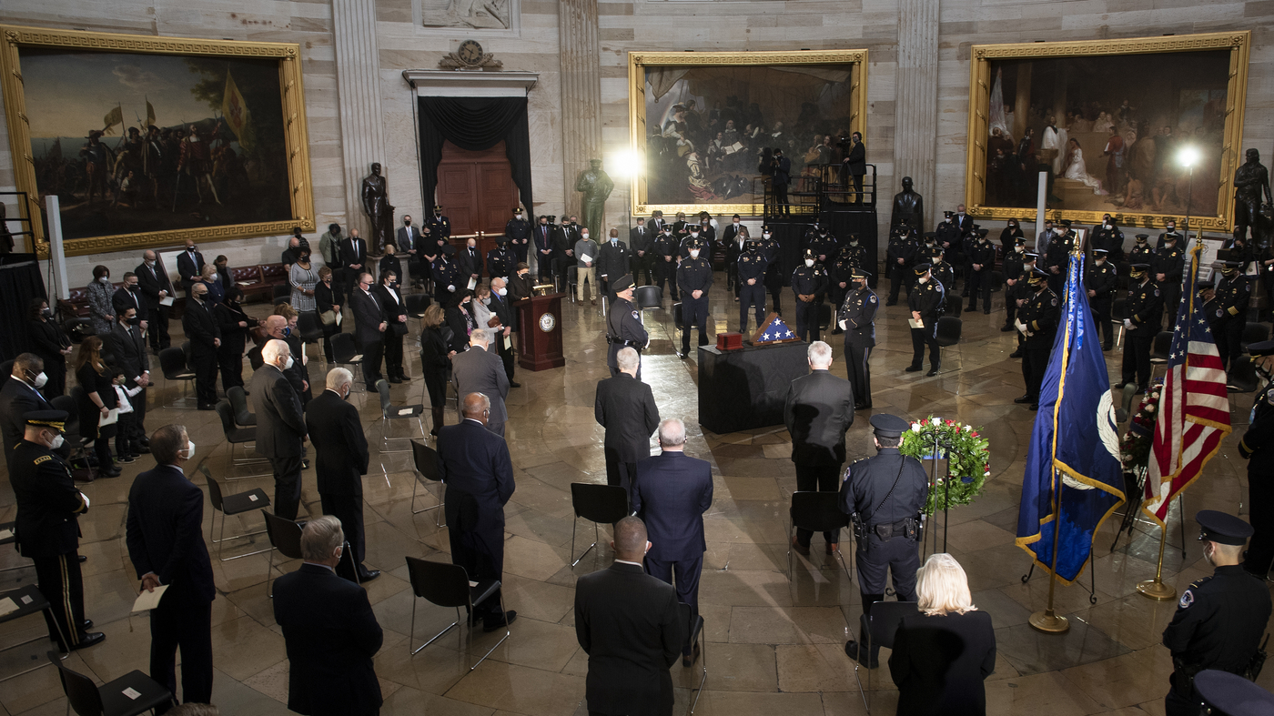 Brian Sicknick Lies In Honor At The Capitol Rotunda : Capitol ...
