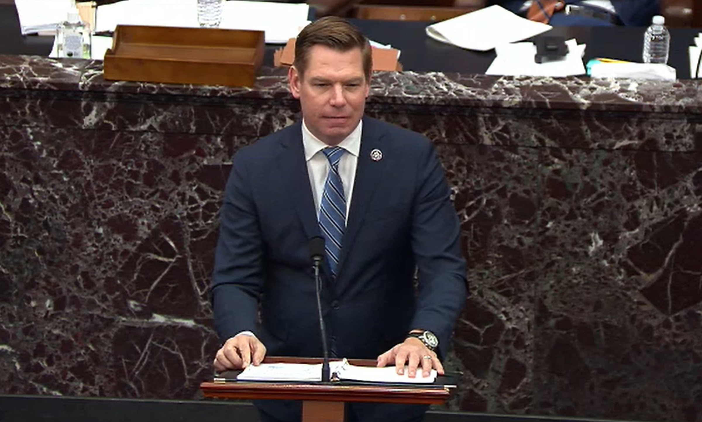 Rep. Swalwell Makes Point To Distinguish Between Protesters And Rioters ...