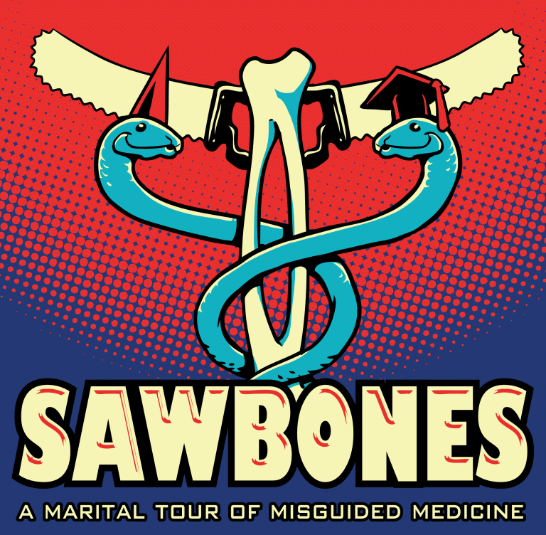 Justin and Dr. Sydnee McElroy of the Sawbones podcast : Bullseye with ...