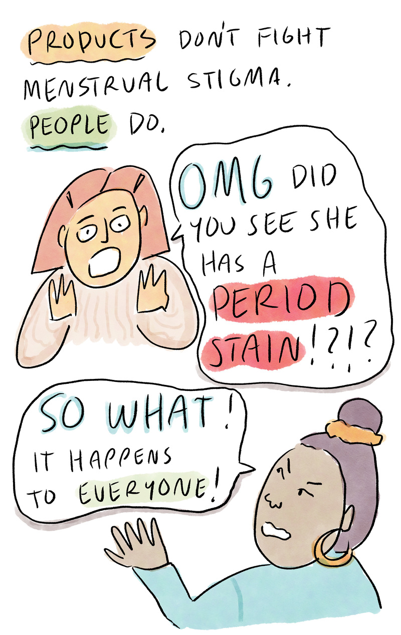 A Mini Zine On How To Fight Menstrual Period Stigma : Goats and Soda : NPR