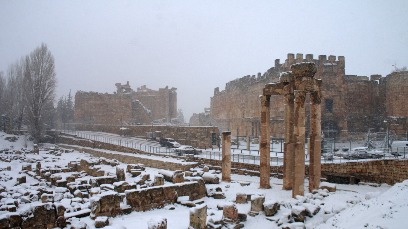 Snow In The Mediterranean? This Year, Yes : The Picture Show : NPR
