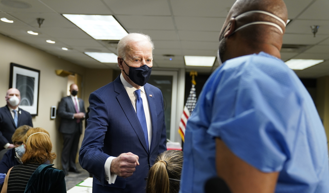 Poll: Biden Approval 62% On Handling Of COVID-19 Pandemic : NPR