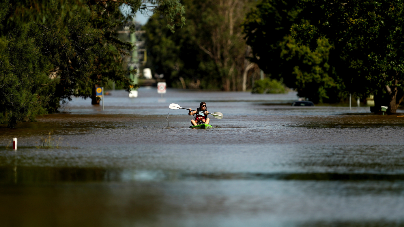 Australia Floods: 40,000 Evacuated, At Least 2 Dead : NPR