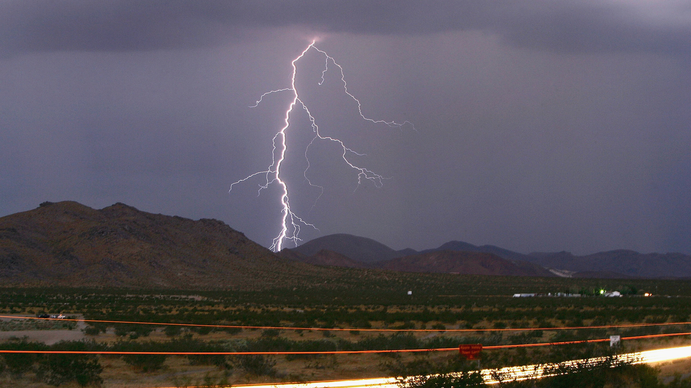 Lightning Rocks And Life : Short Wave : NPR