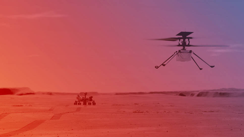 NASA Helicopter Hovers Over Mars In 1st Powered Flight On Another ...