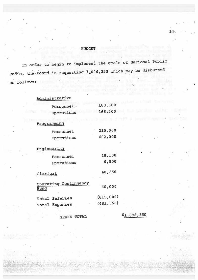 National Public Radio Purposes By Bill Siemering : NPR