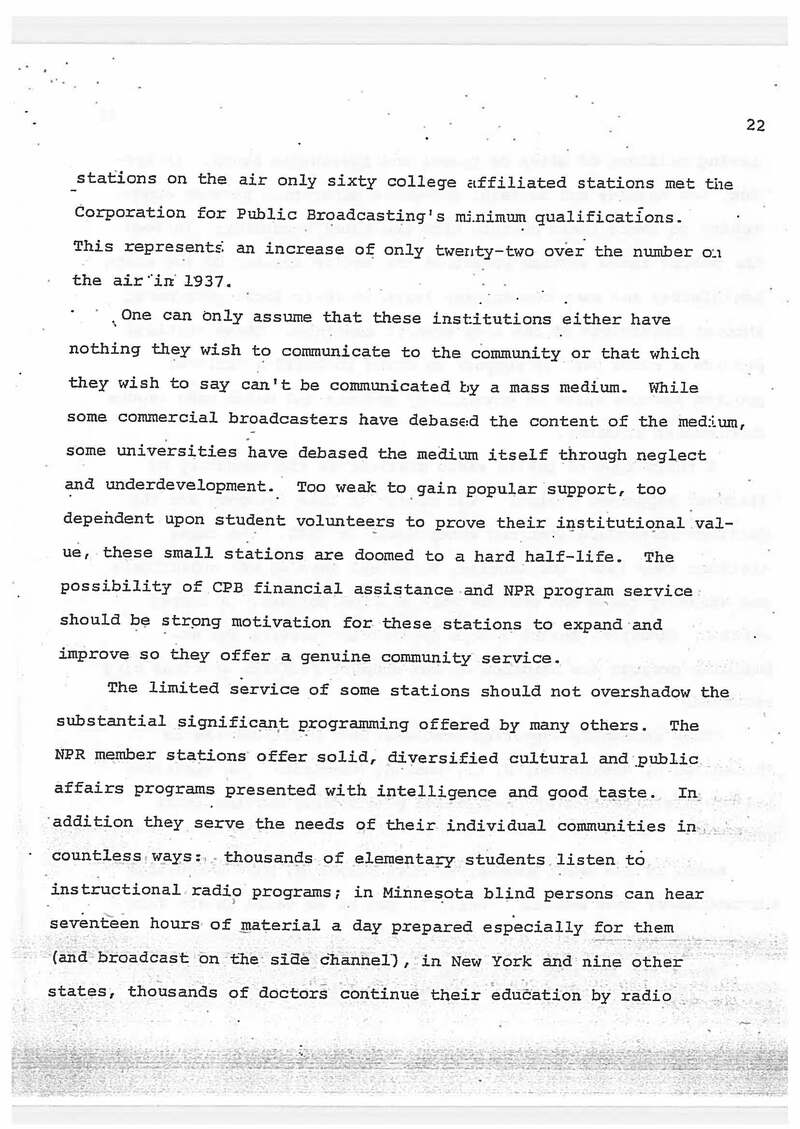 National Public Radio Purposes By Bill Siemering : NPR