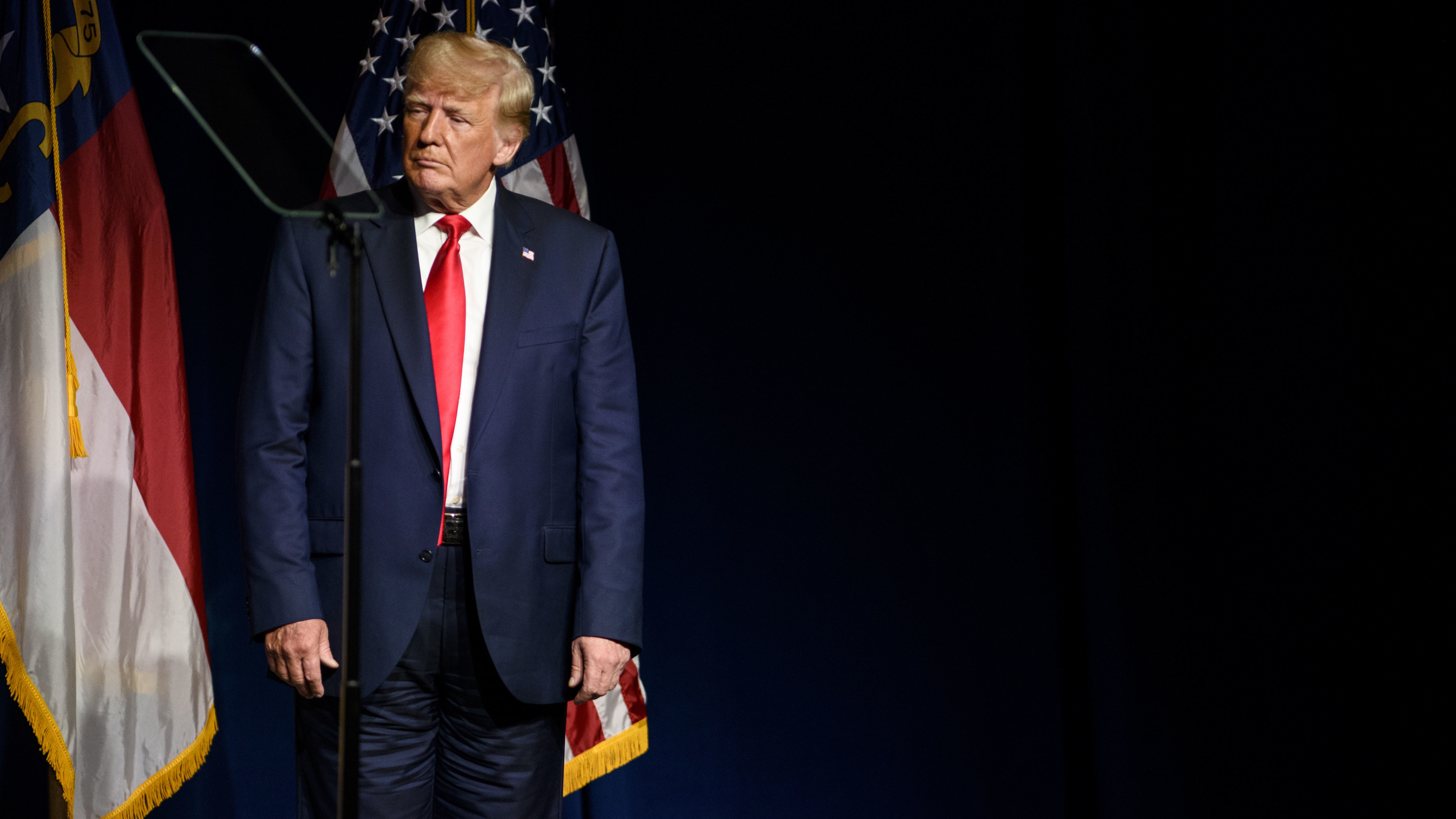 Actually, Trump Was NOT Wearing His Pants Backward At A Weekend Rally : NPR