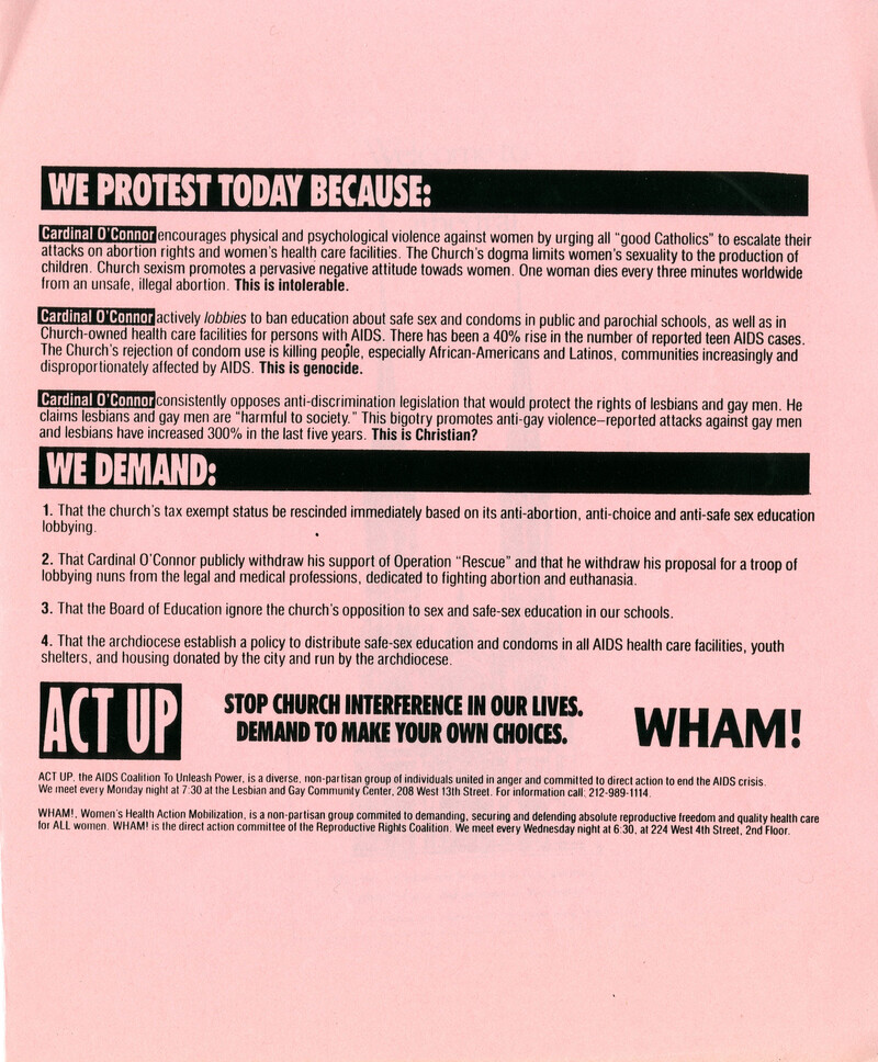 The History of AIDS/HIV ACT UP Activism From Sarah Schulman : It's Been ...