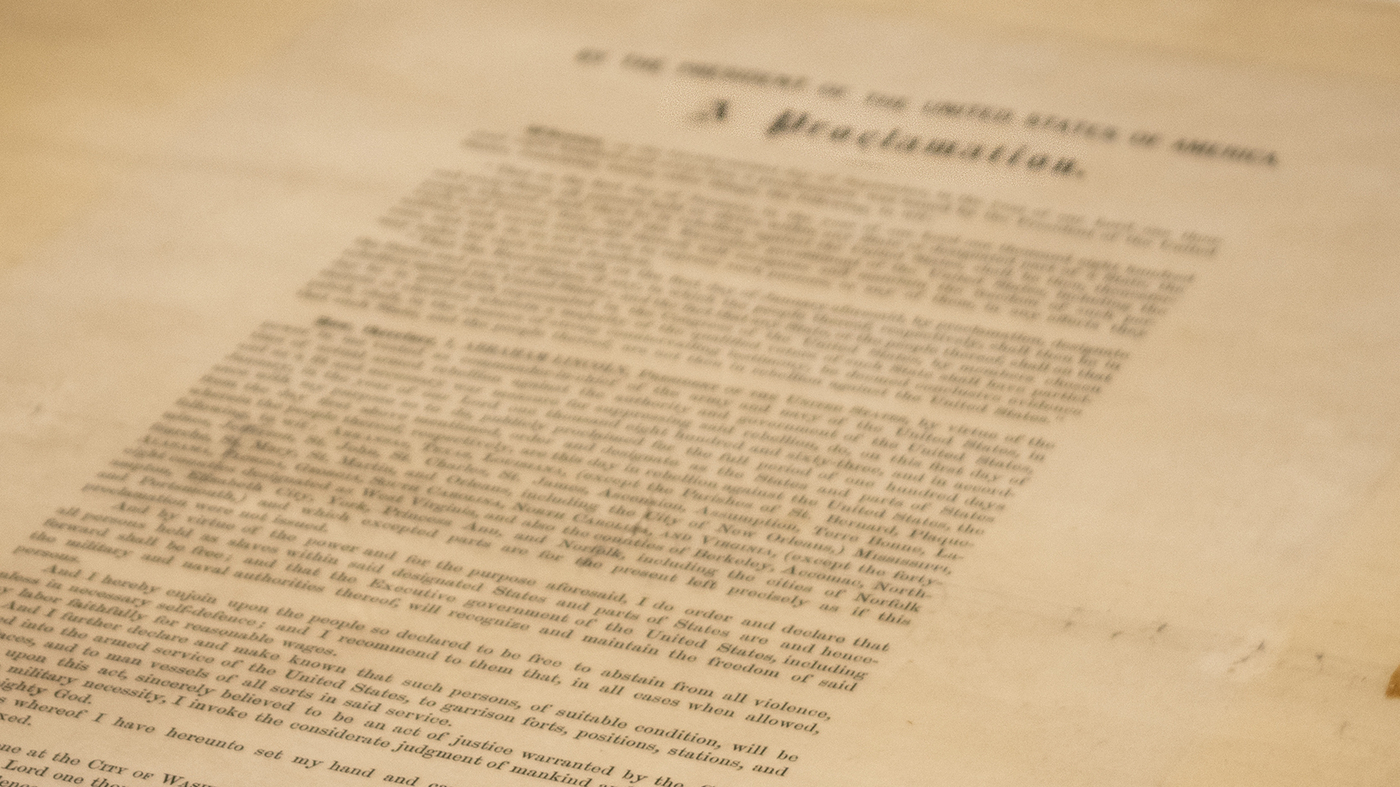 For Juneteenth, NPR Staff Members Read The Emancipation Proclamation : NPR