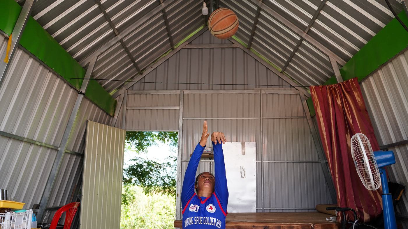Basketball Star From Cambodia's Wheelchair Team Sharpens Her Skills Via ...