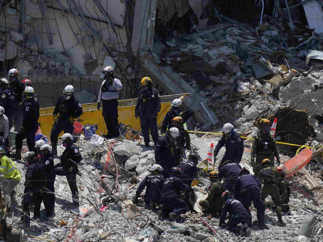 Live Updates: Miami-Area Condo Collapse : NPR