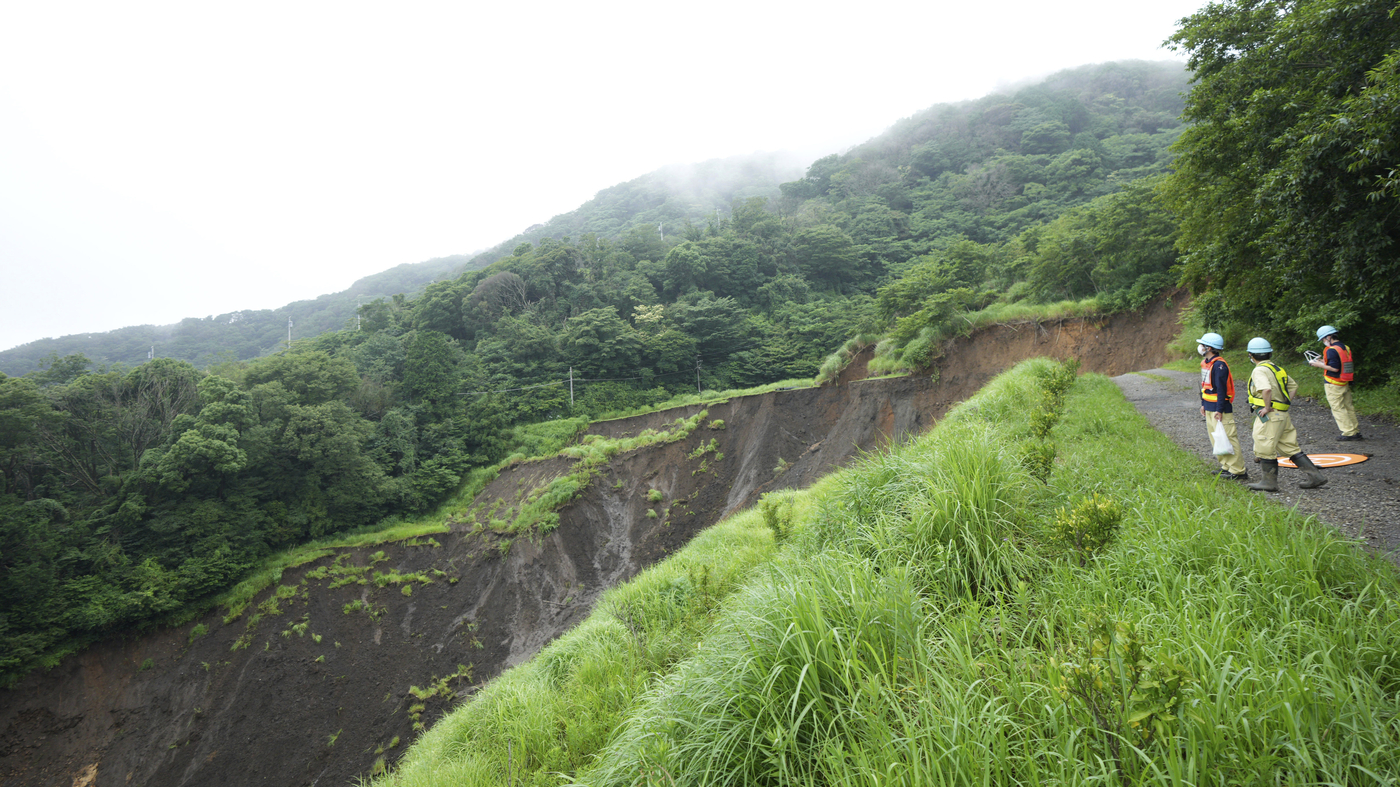 Atami, Japan, Mudslide Kills 4, With 80 Still Missing : NPR