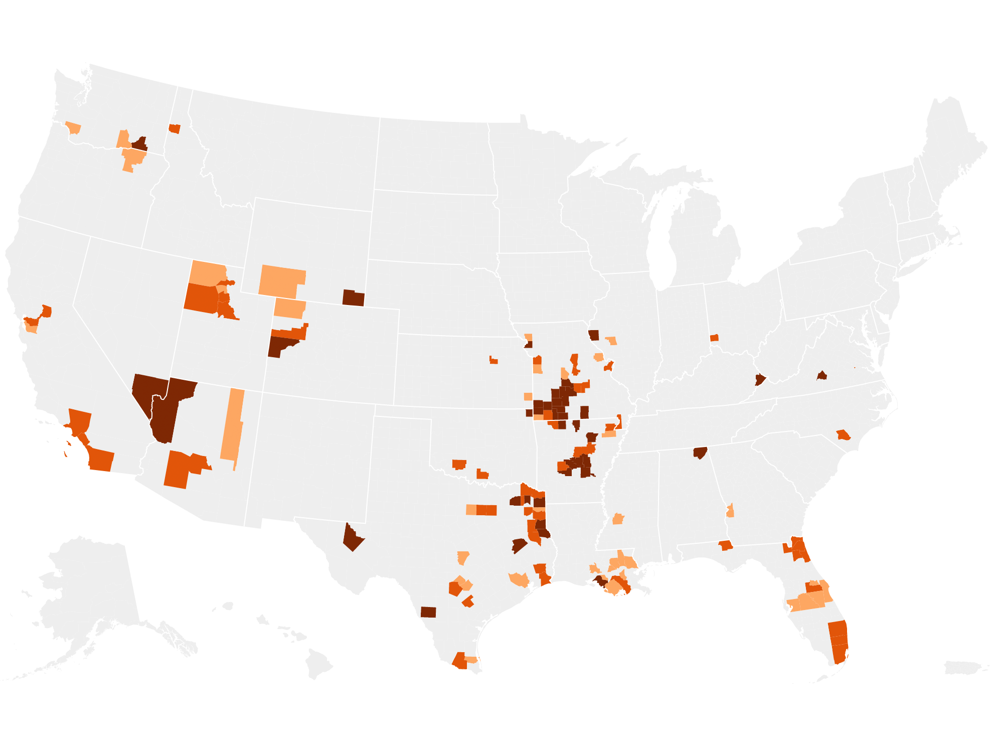 Where Are The Newest COVID Hot Spots? Mostly Places With Low ...