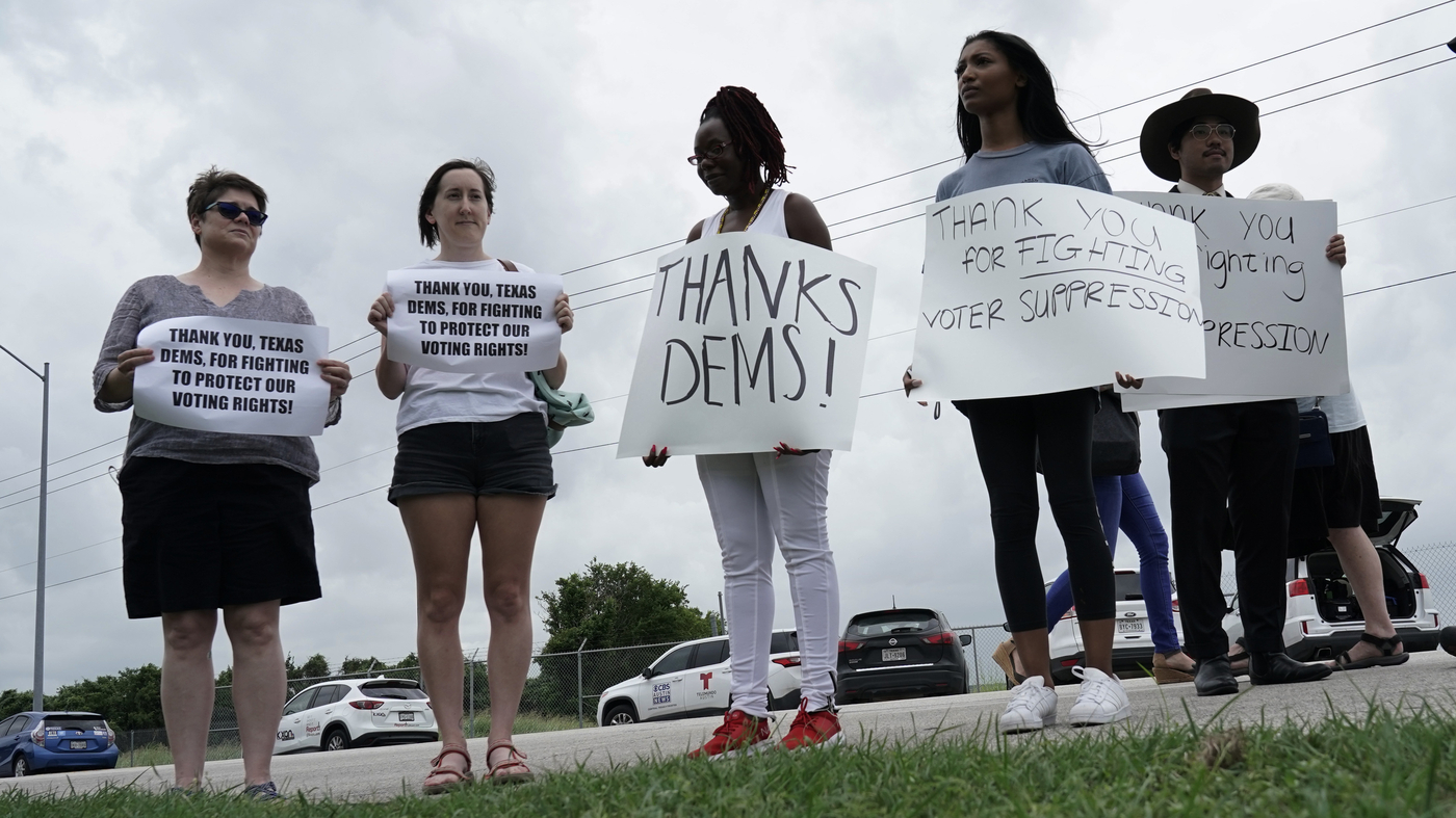 Texas Democrats Leave State To Try To Block Republican Voting Bills : NPR