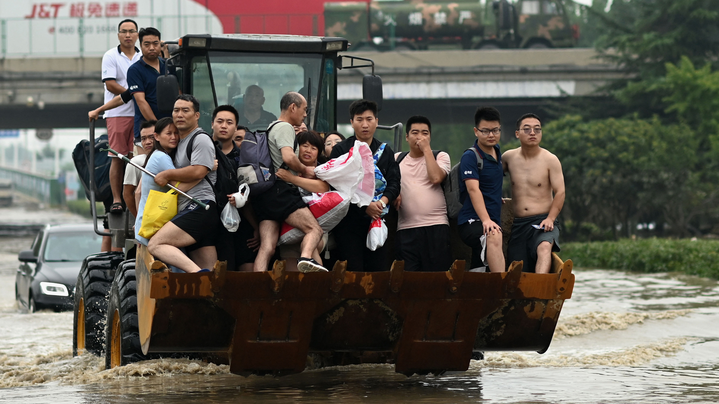 Flooding In China: The City Of Zhengzhou Reels After Historic Rains : NPR