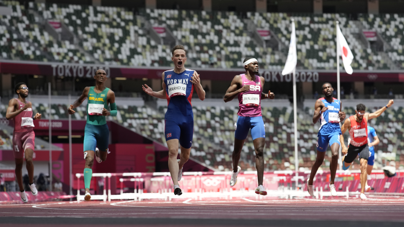 U.S. Nabs Olympic Silver In The Greatest Men's 400-Meter Hurdles Race ...