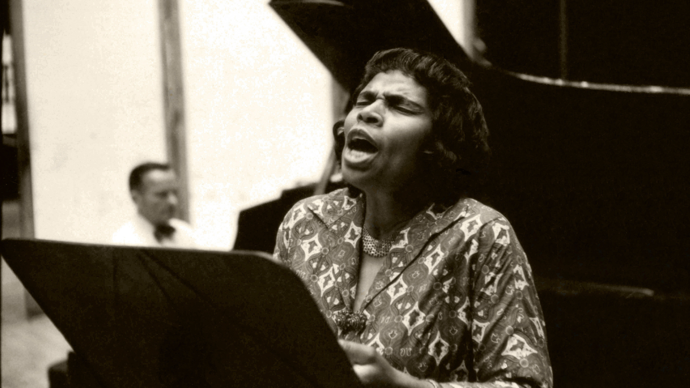 New Marian Anderson Album Released : The Picture Show : NPR