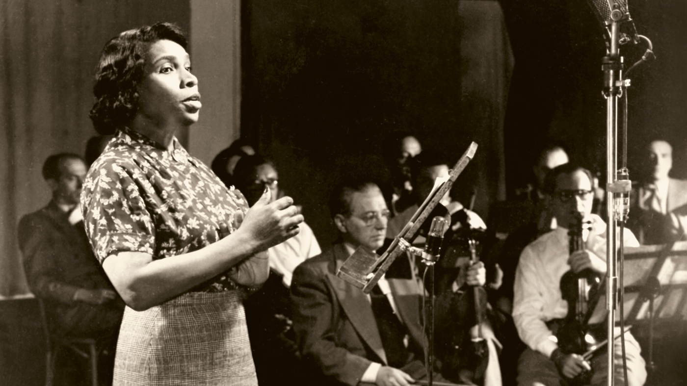 New Marian Anderson Album Released : The Picture Show : NPR