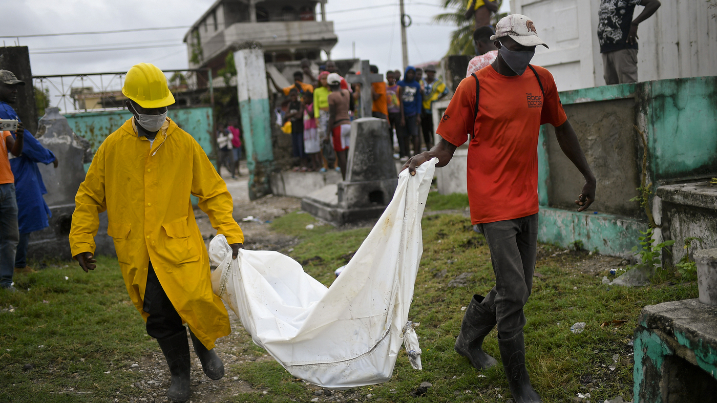 The Death Toll From Haiti's Earthquake Rises By 500 To 1,941 : NPR